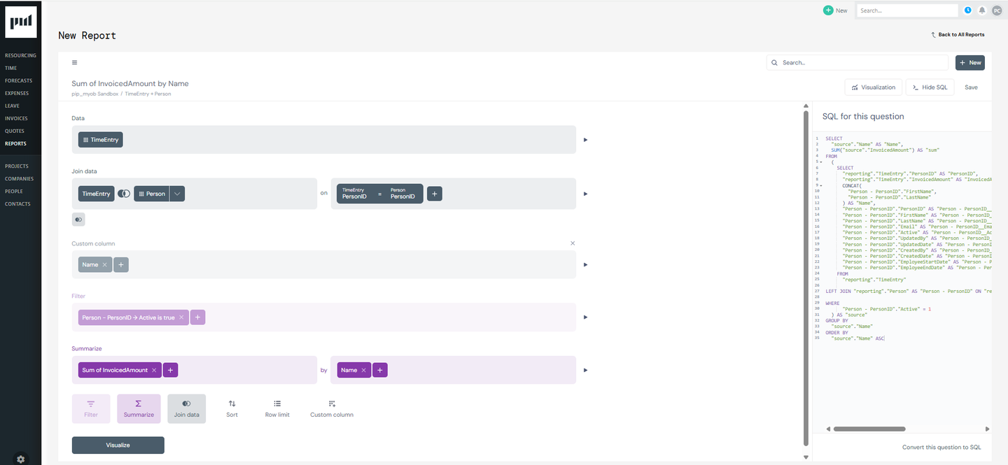 Building Custom Reports using Metabase