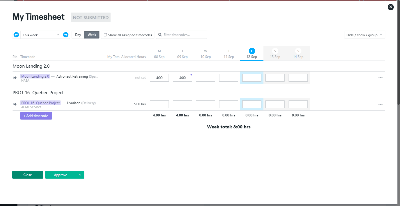 Tips & tricks, troubleshooting and common questions on timesheets